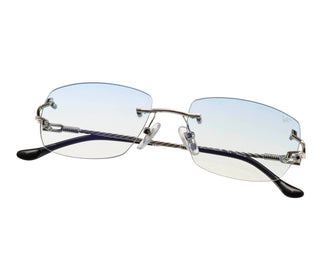 Bal Harbour Drill Mount 24KT White Gold – Vintage Frames Company