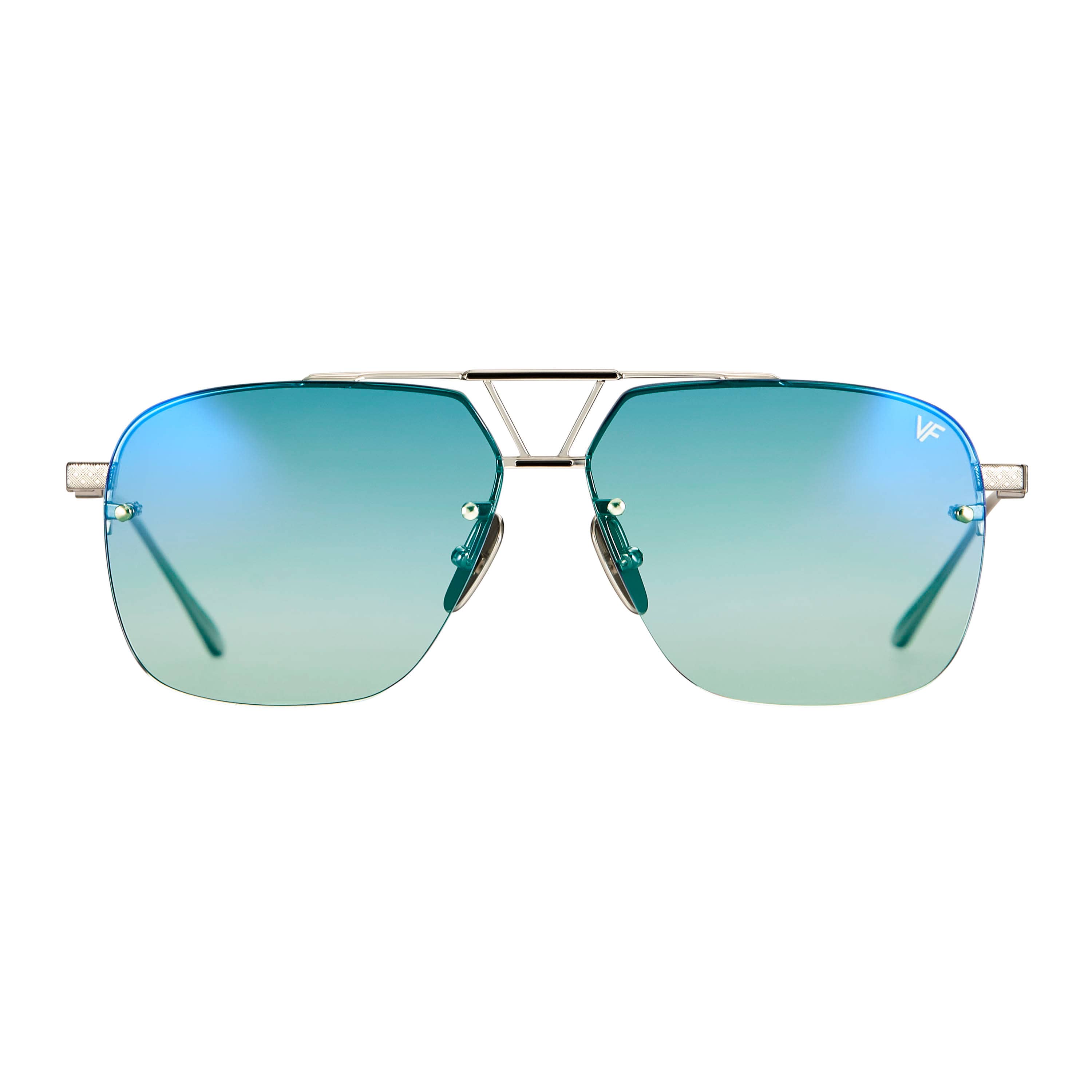 Falcon Rimless Drill Mount 24KT White Gold – Vintage Frames Company