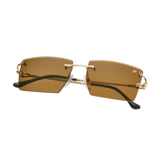 Icon Rimless Drill Mount 24kt Gold – Vintage Frames Company