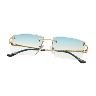 Icon Rimless Drill Mount 24kt Gold – Vintage Frames Company