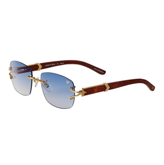 Bal Harbour Wood Edition Rimless Drill Mount 24KT Gold – Vintage Frames ...