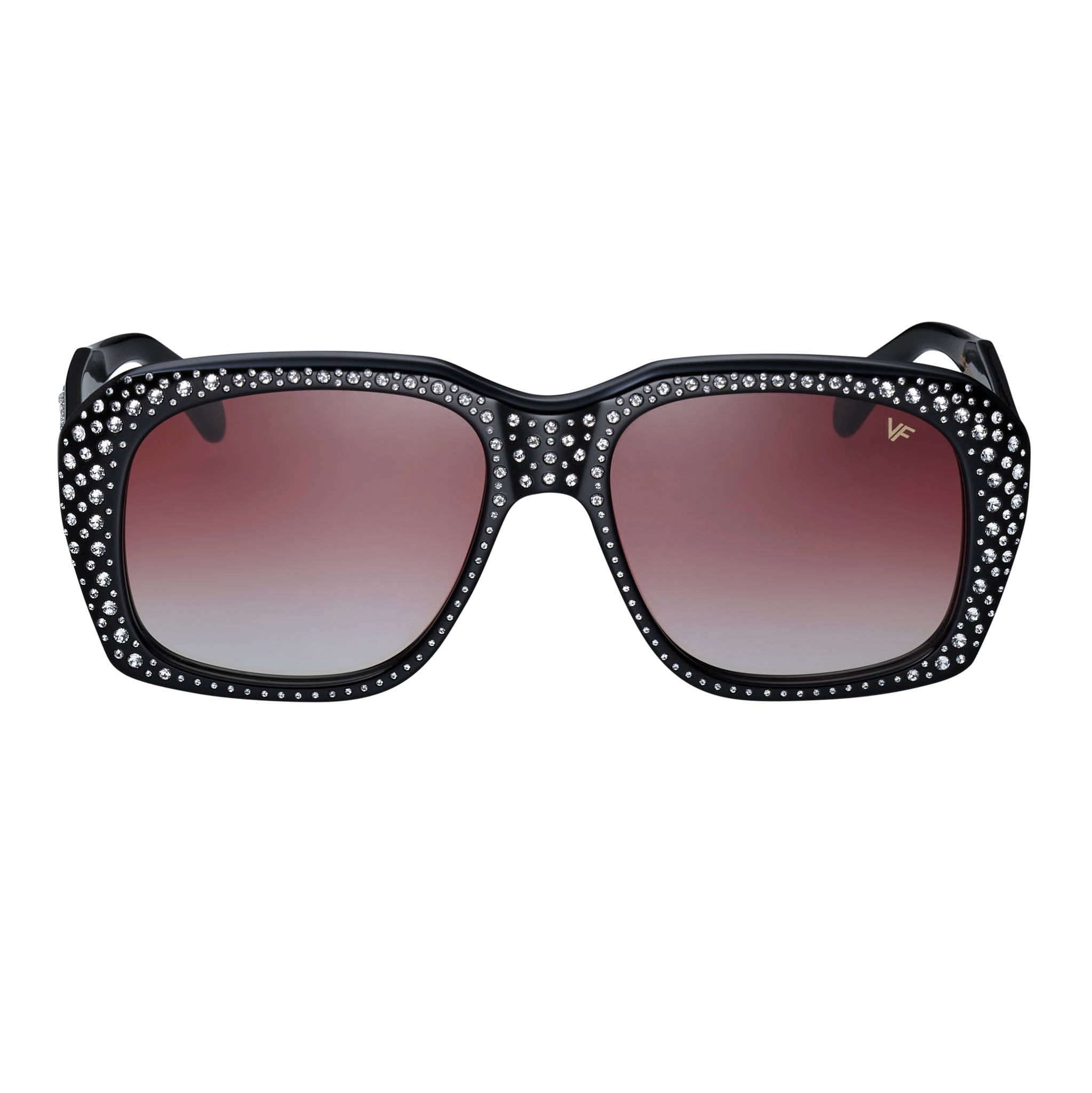 XXL Black Acetate Swarovski Crystals Edition – Vintage Frames Company