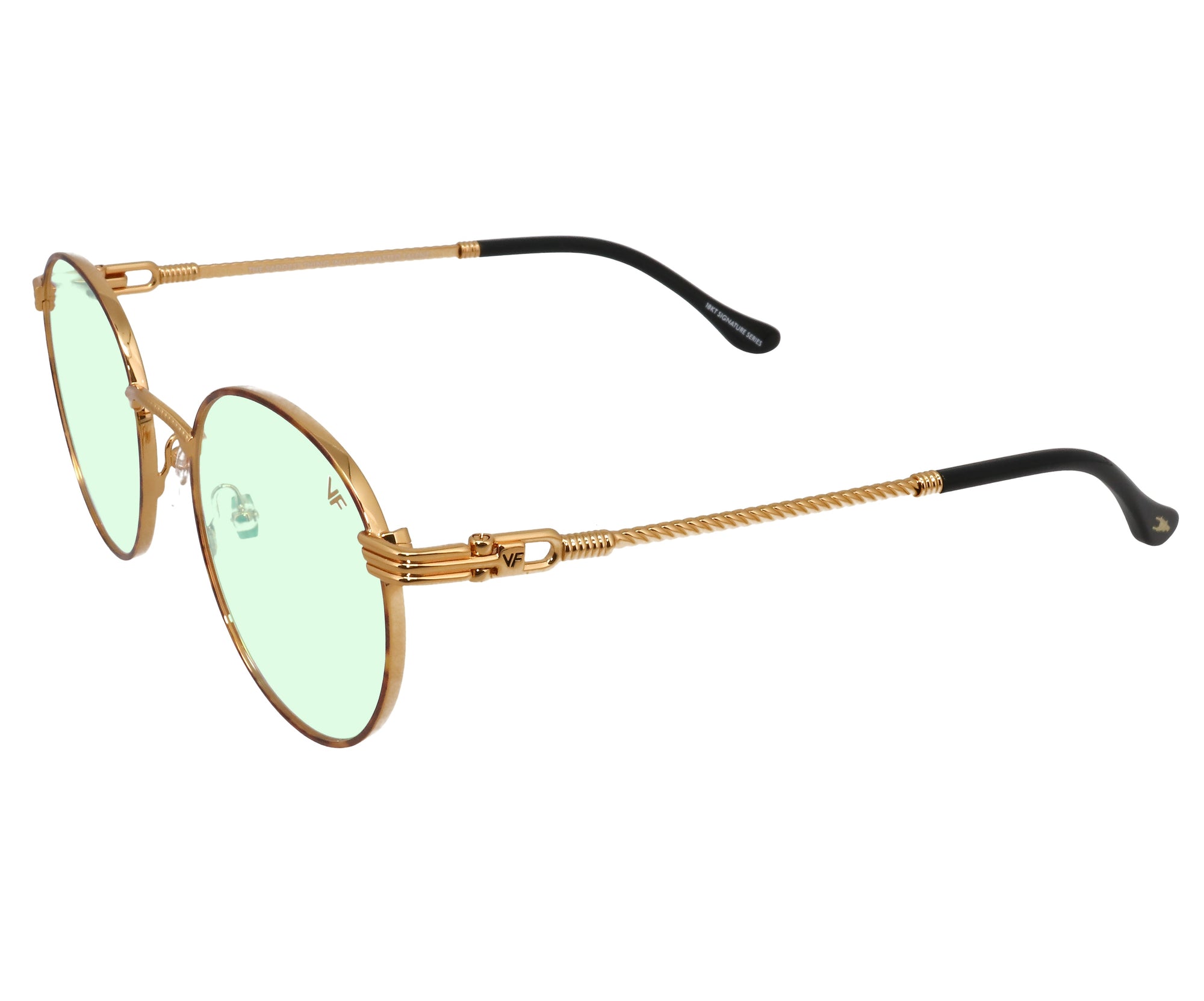 Upscale Vandal Tortoise Edition 18KT Gold – Vintage Frames Company