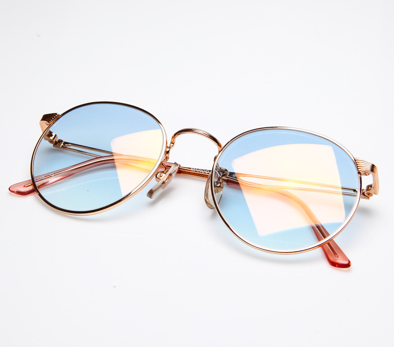 VF by Vintage Frames Miami Vice (Light Blue Gradient Flash Gold ...