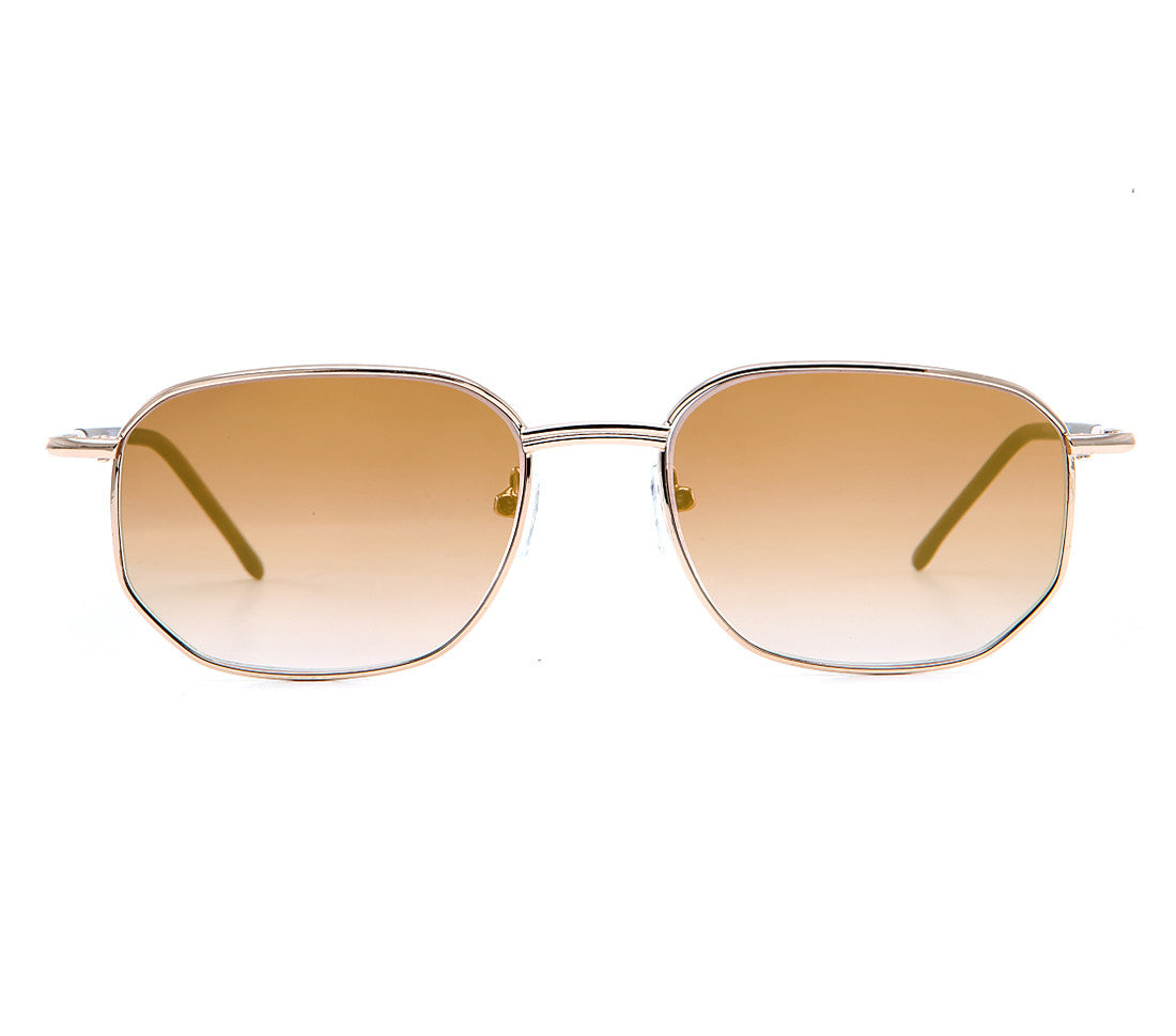 VF by Vintage Frames Smooth Criminal (Brown Gradient Flash Gold Flat L ...