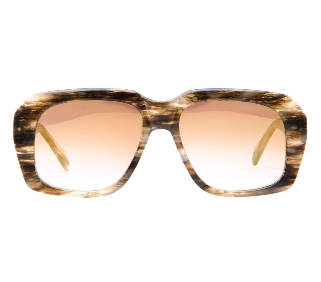 Ultra Goliath C18 Brown Gradient Flash Gold Flat Lens – Vintage Frames ...